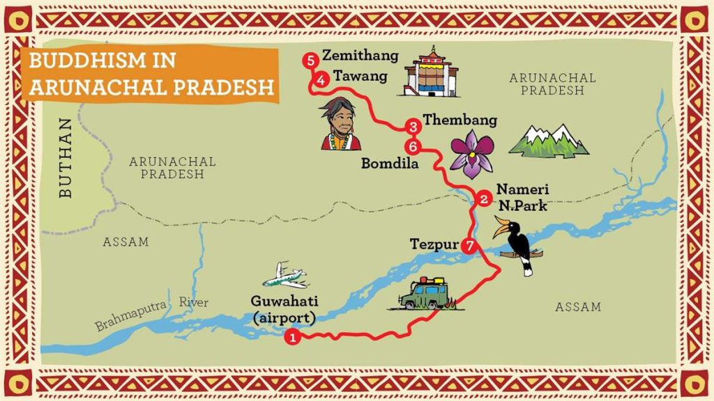 Explore Tawang Hill Station - Tourism In North East India
